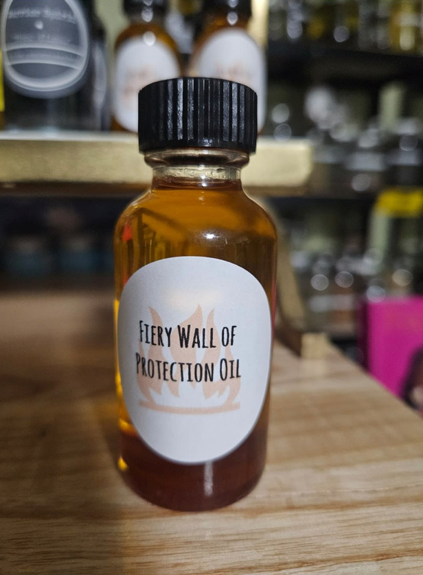 Fiery Wall of Protection Oil – Oja Aje Apothecary & Botanica